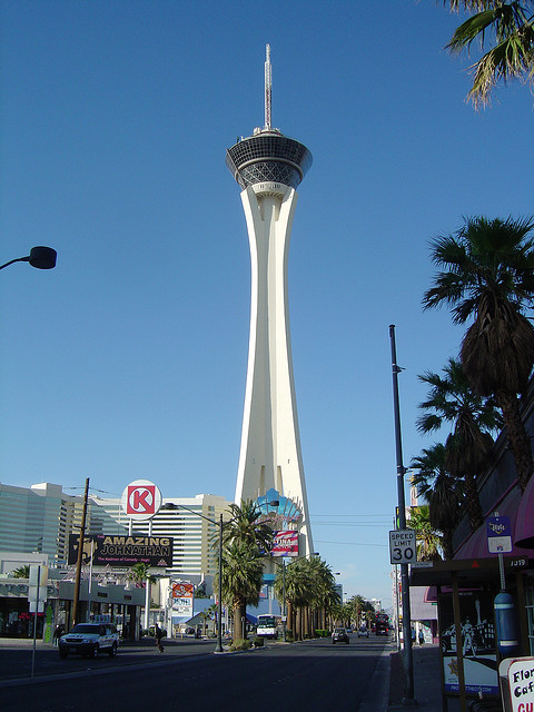 Stratosphere, à Las Vegas, le plus haut parc d’attractions au monde