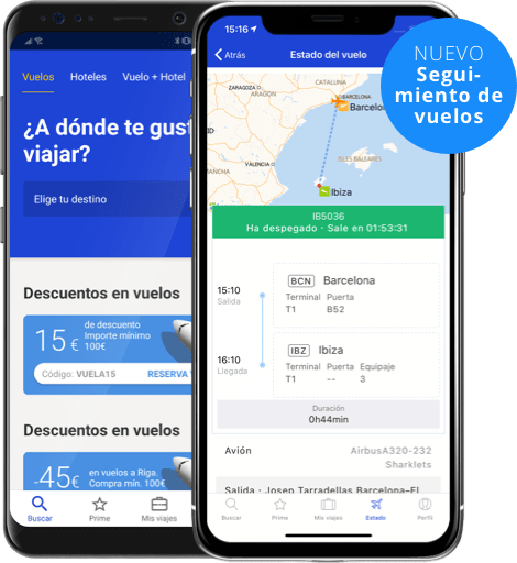 Descarga la app de eDreams y empieza a planear tus viajes